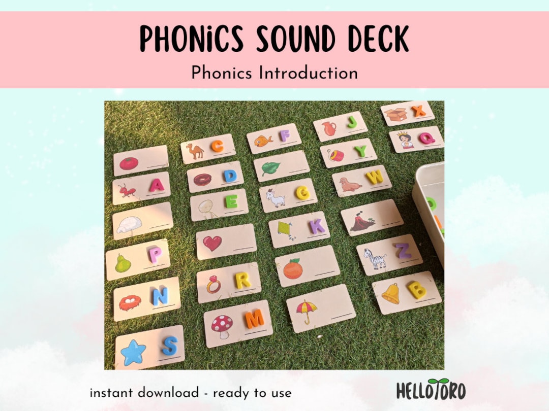 Phonics Sound Deck Alphabet - Etsy