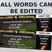 PERSONALISED Rugby Ticket Sports Special Present Gift Voucher Christmas ...