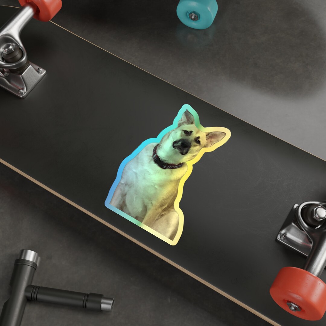 Jasmine Dog Holographic Die-cut Stickers - Etsy