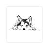 Curious Canine - Transparent Vinyl Sticker - Etsy