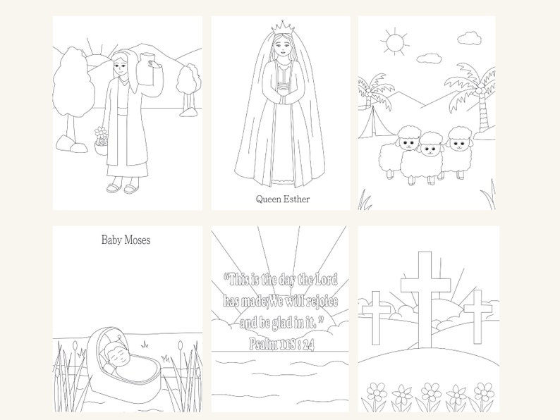 12 Biblical Printable Bible Verse Coloring Pages, Adult, and Kids ...