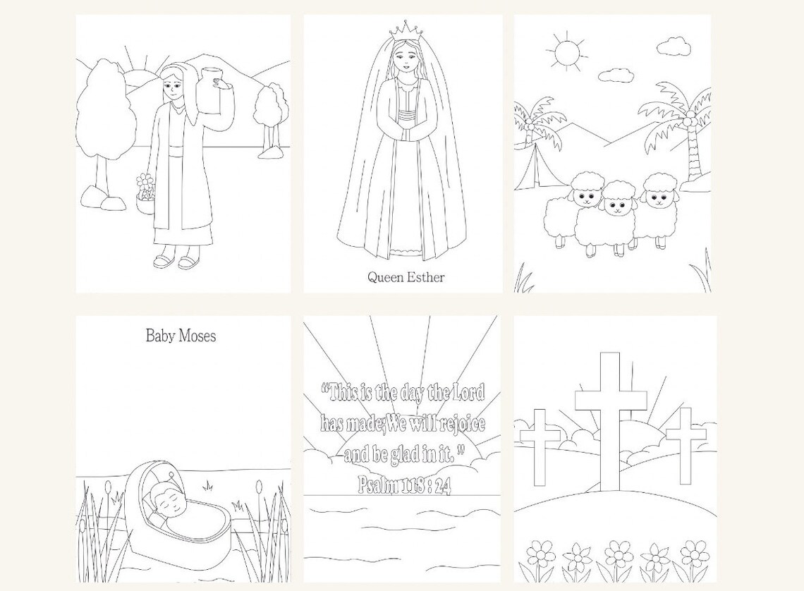 12 Biblical Printable Bible Verse Coloring Pages, Adult, and Kids ...