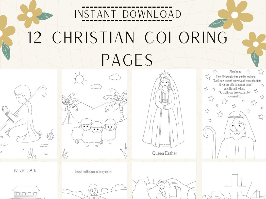 12 Biblical Printable Bible Verse Coloring Pages, Adult, and Kids ...