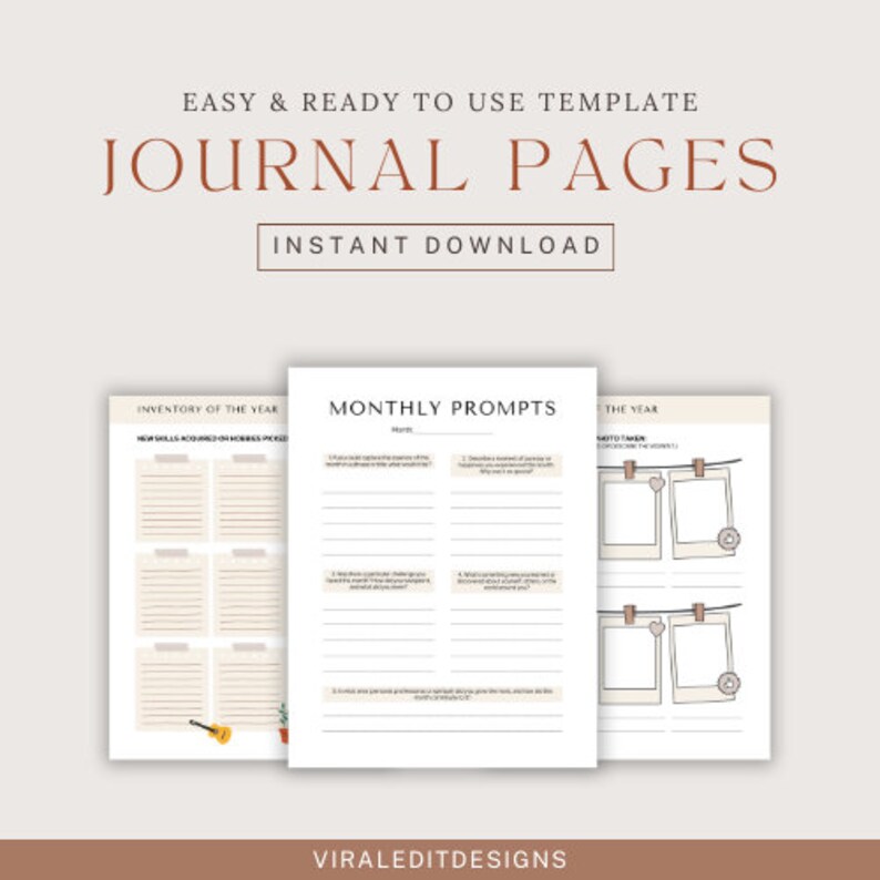 Journal for Reflective Writing 2023 in Review With Monthly & Yearly ...