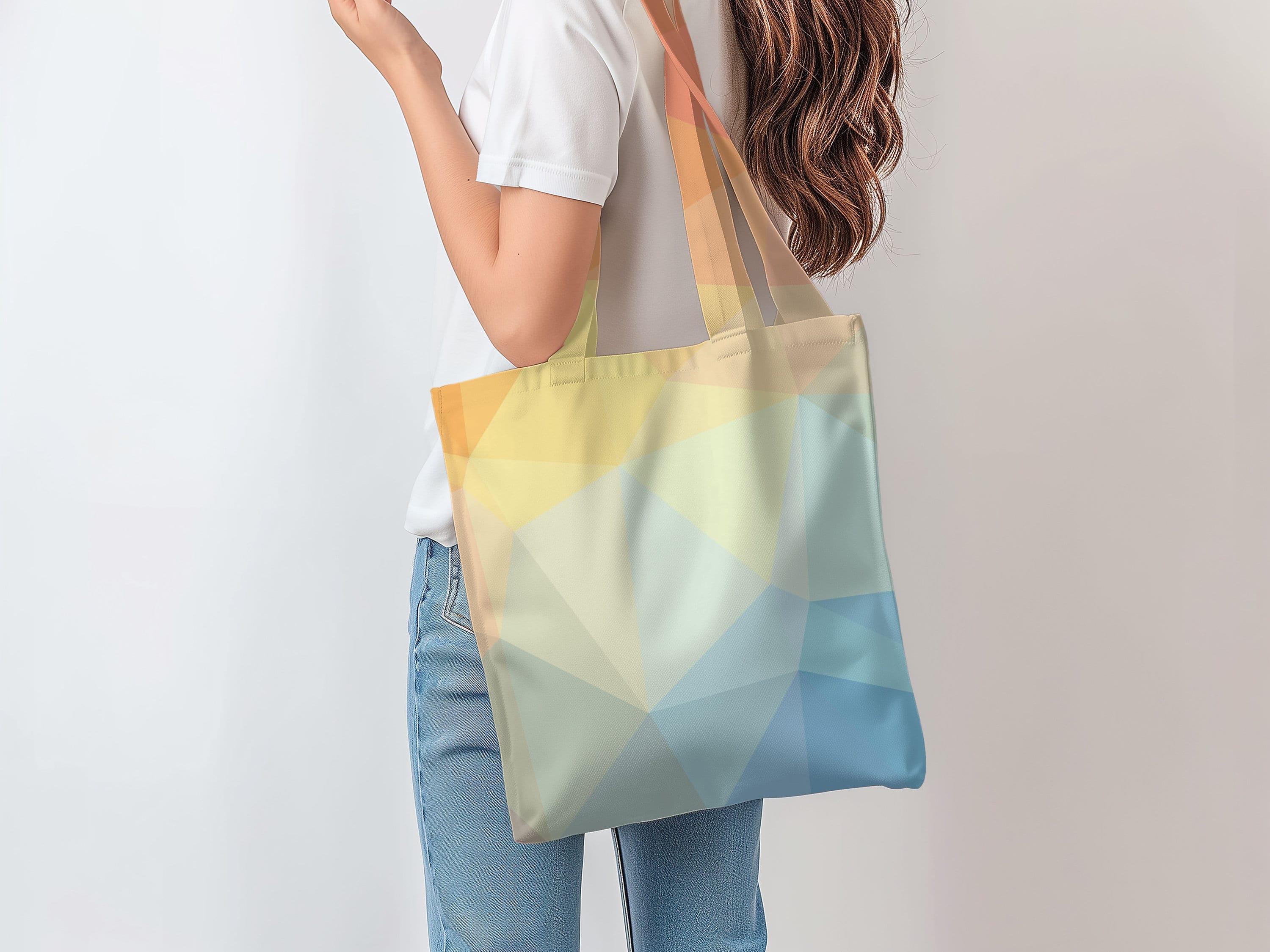 Tote Bag Model Mockup, Tote Mockup Canva Drag & Drop, Transparent PNG ...