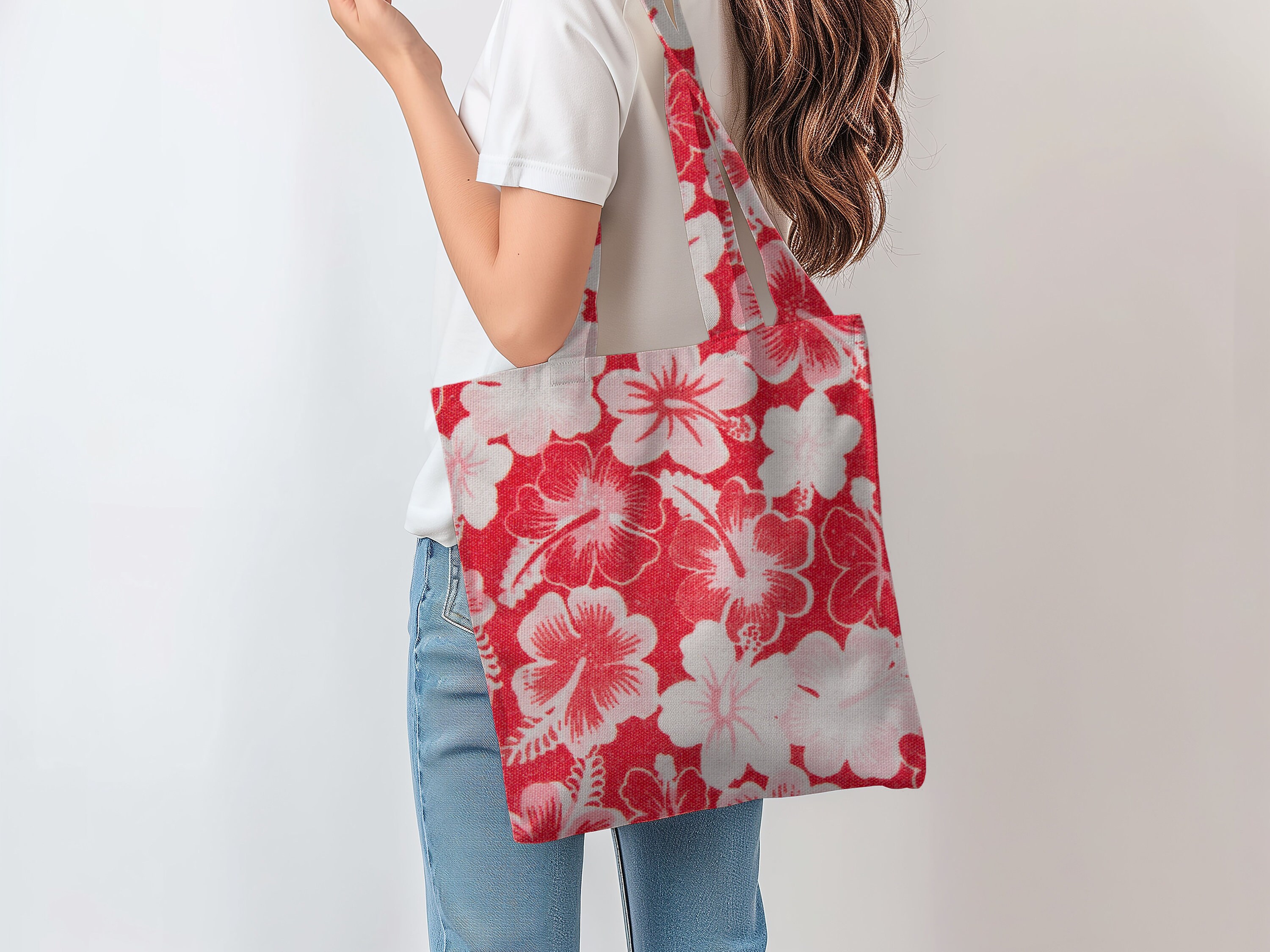 Tote Bag Model Mockup, Tote Mockup Canva Drag & Drop, Transparent PNG ...