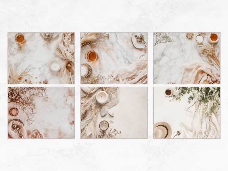 Boho Backgrounds Ultimate Bundle, 30 Boho Flat Lay Background Mockups ...