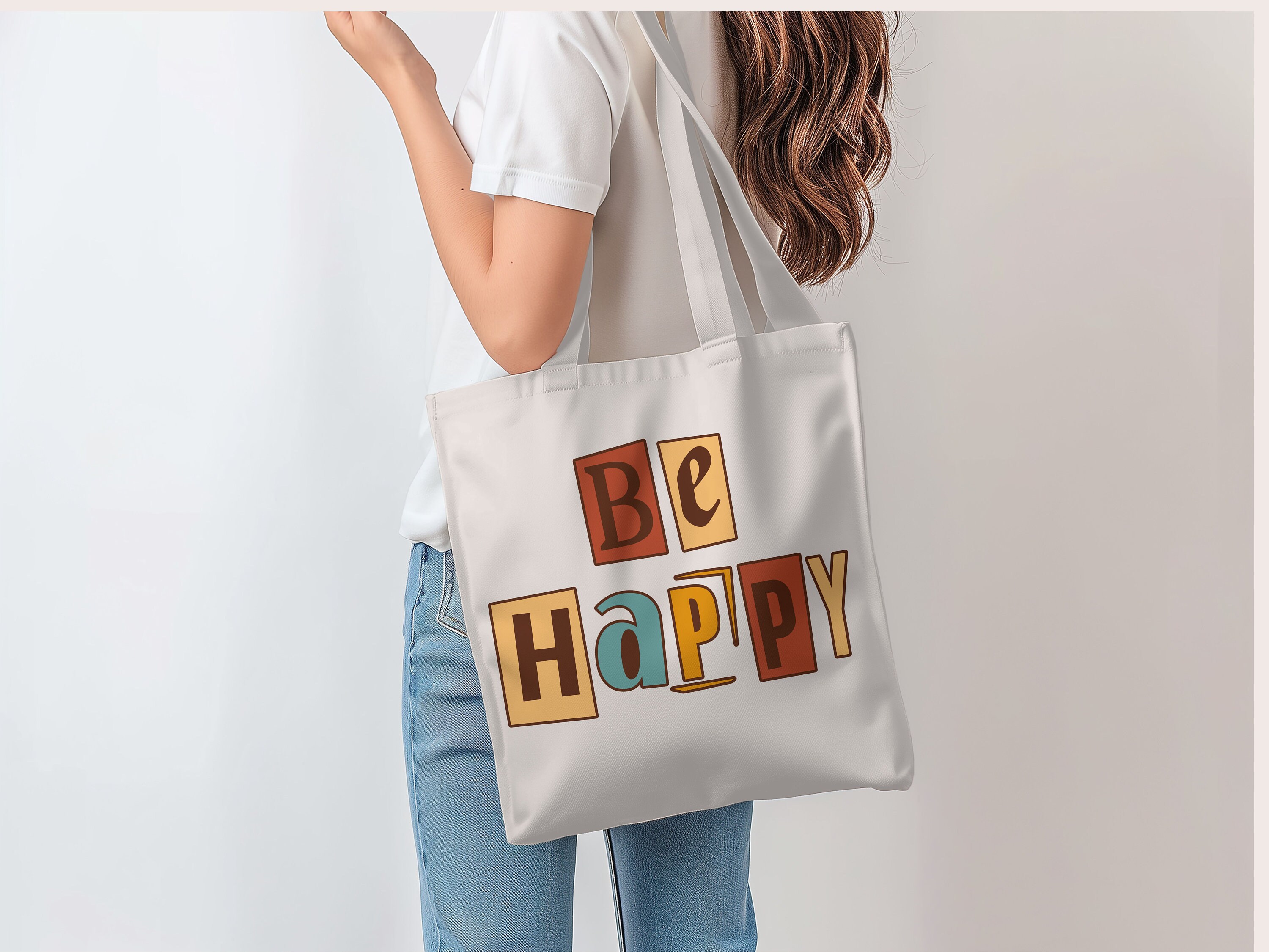 Tote Bag Model Mockup, Tote Mockup Canva Drag & Drop, Transparent PNG ...