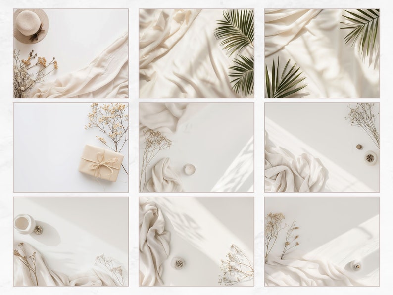 Boho Backgrounds Ultimate Bundle, 30 Boho Flat Lay Background Mockups ...