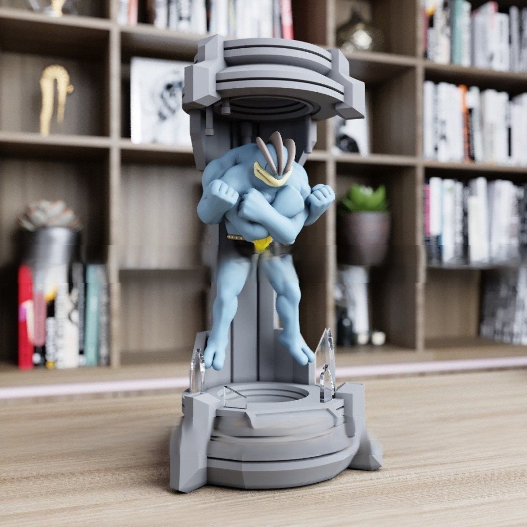 Machamp, Primeape, Hitmonchan in Laboratory Containment Capsule - Etsy