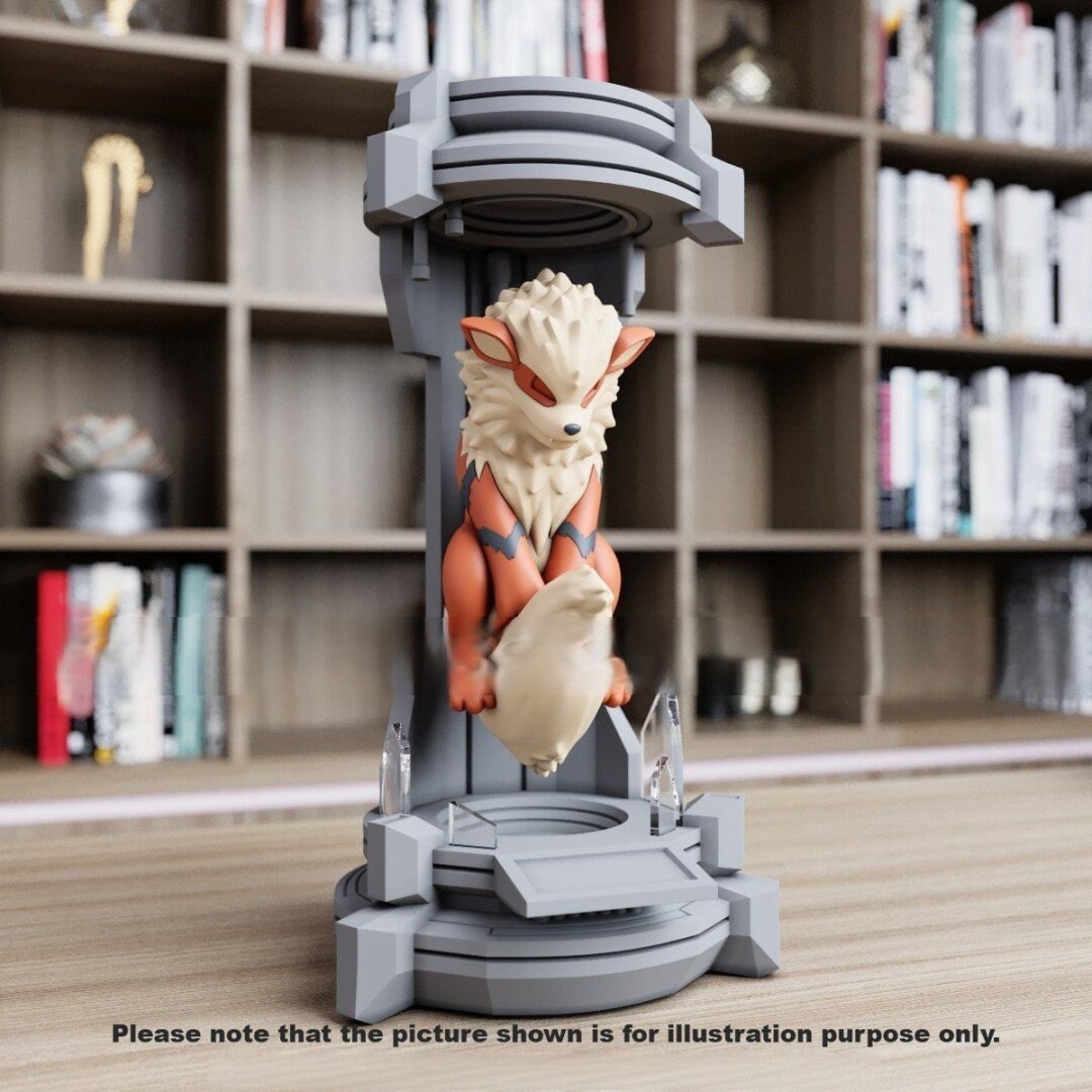 Arcanine, Houndoom, Absol in Laboratory Containment Capsule - Etsy