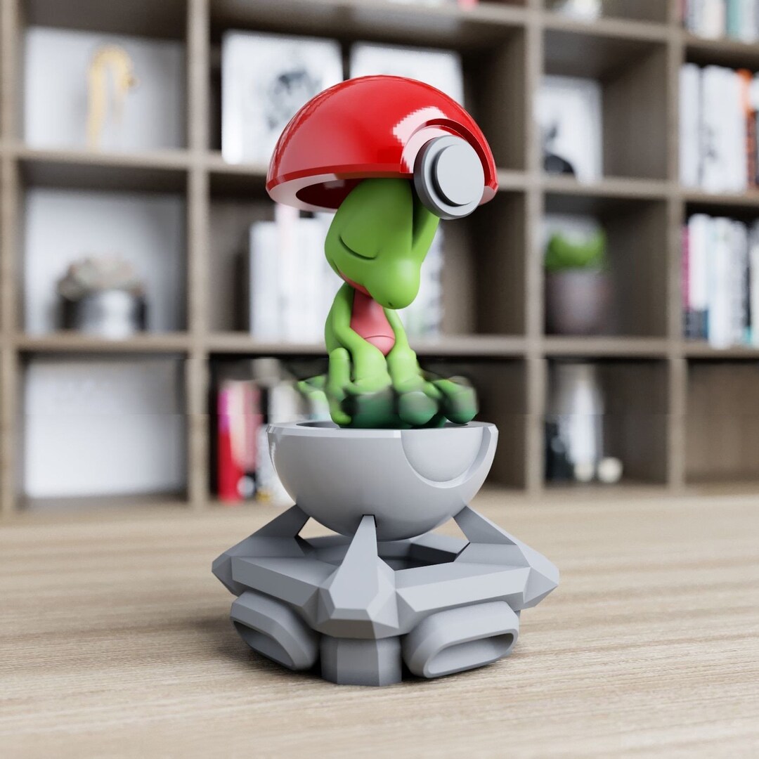 Torchic, Treecko, Mudkip in Pokeball Capsule - Etsy