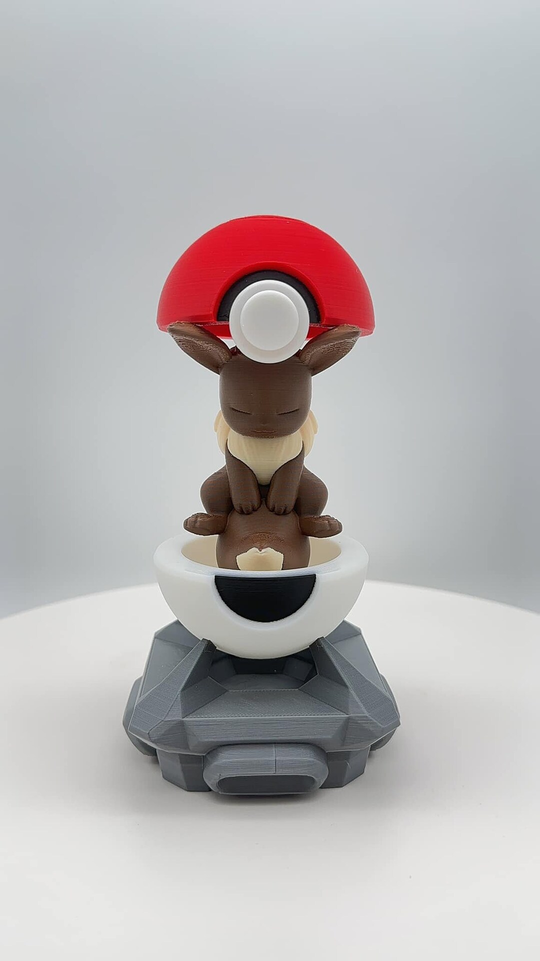 Pikachu Eevee and Mew in Pokeball Capsule - Etsy UK