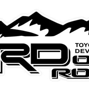 2 X Toyota TRD Custom Decals, 100% Customizable - Etsy