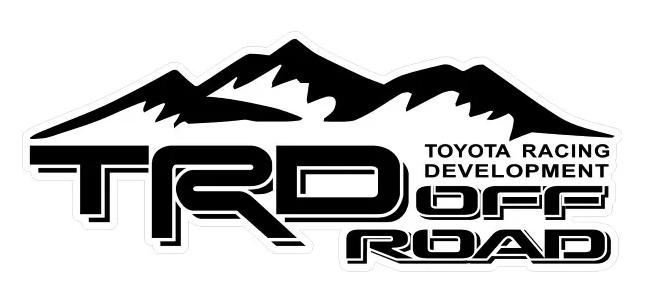 2 X Toyota TRD Custom Decals, 100% Customizable - Etsy