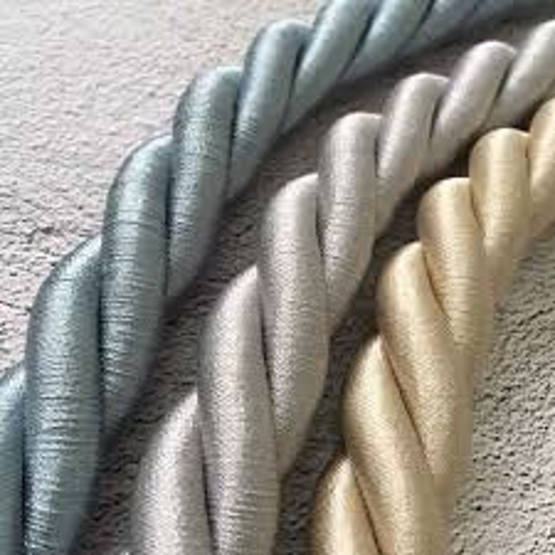 Reef Twisted Rope Curtain Tiebacks Embrace Cord Ties X 2 - Etsy