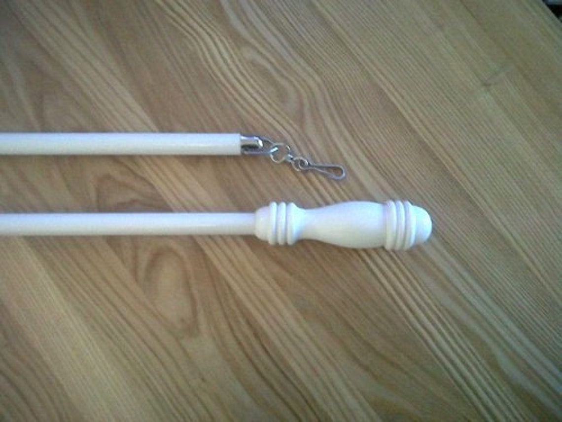 Wood Curtain Draw Pulls - Etsy