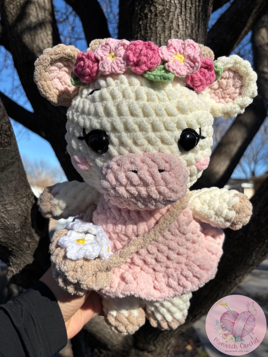 Flower Cow Plush - Etsy