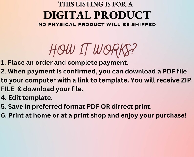 Editable Purchase Order Template Excel for Small Business (instant ...