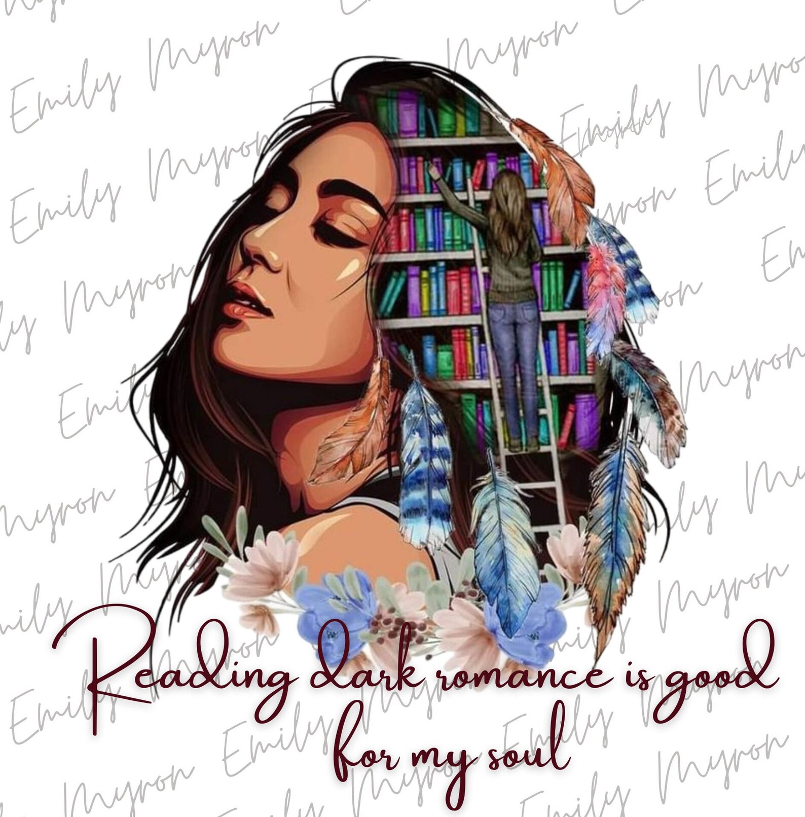Reading Dark Good for My Soul | Dark Romance Reader | Sublimation ...