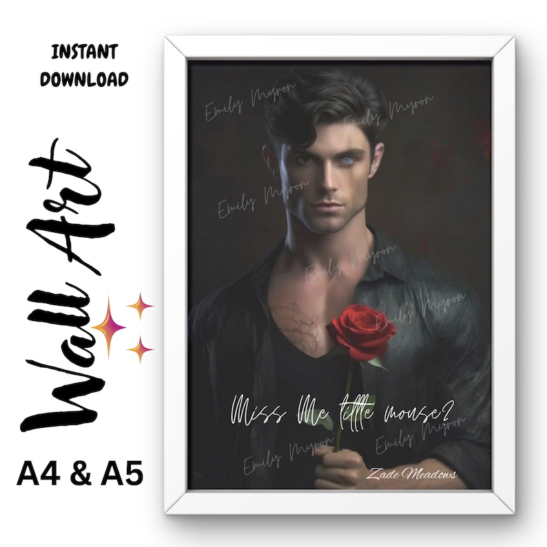 Zade Meadows Poster: Dark Romance Book Art (digital Download) - Etsy