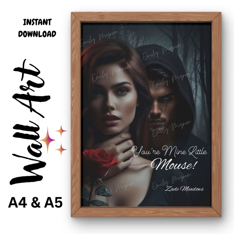 Zade Meadows Poster: Dark Romance Book Art (digital Download) - Etsy