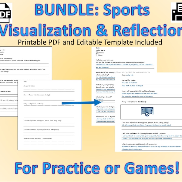 Sports Visualization Template - Etsy