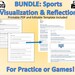 Sports Visualization and Reflection BUNDLE (printable and Template ...