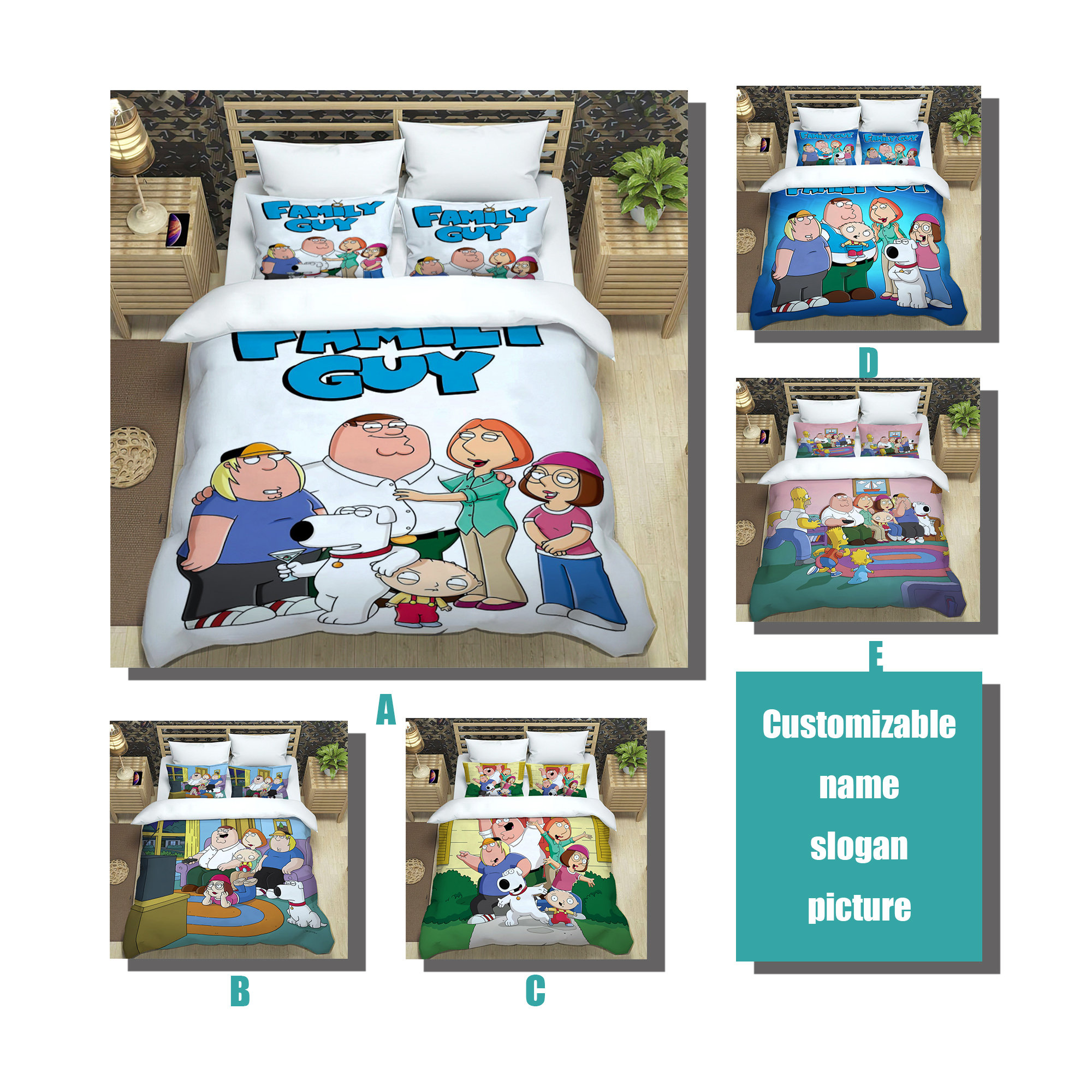Family Guy Bedroom Set