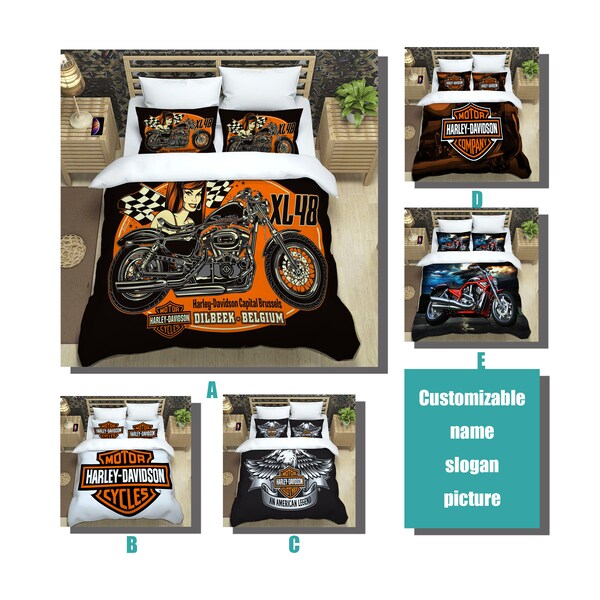 Harley Davidson Quilts - Etsy