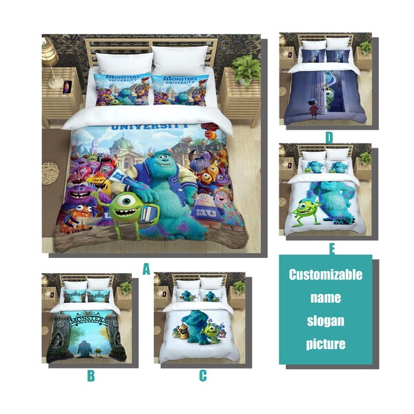 Monsters Bedding - Etsy
