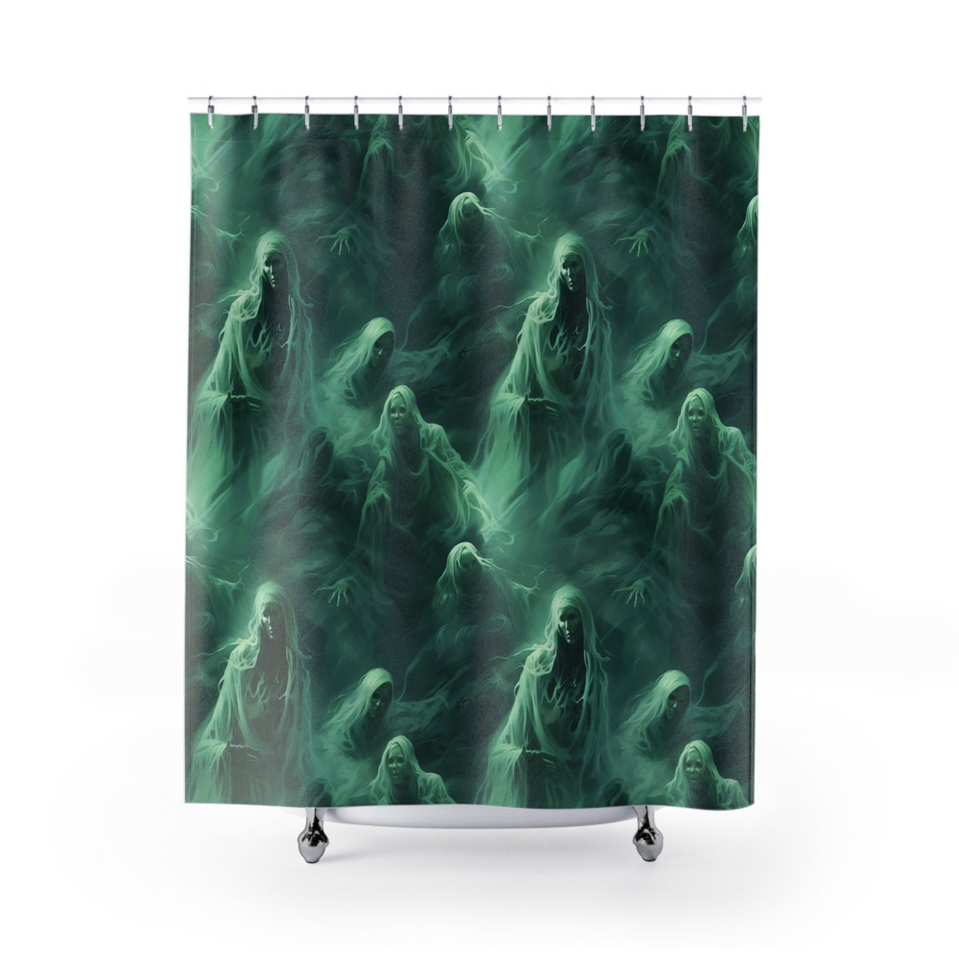 Halloween Scary Ghost Shower Curtains - Etsy