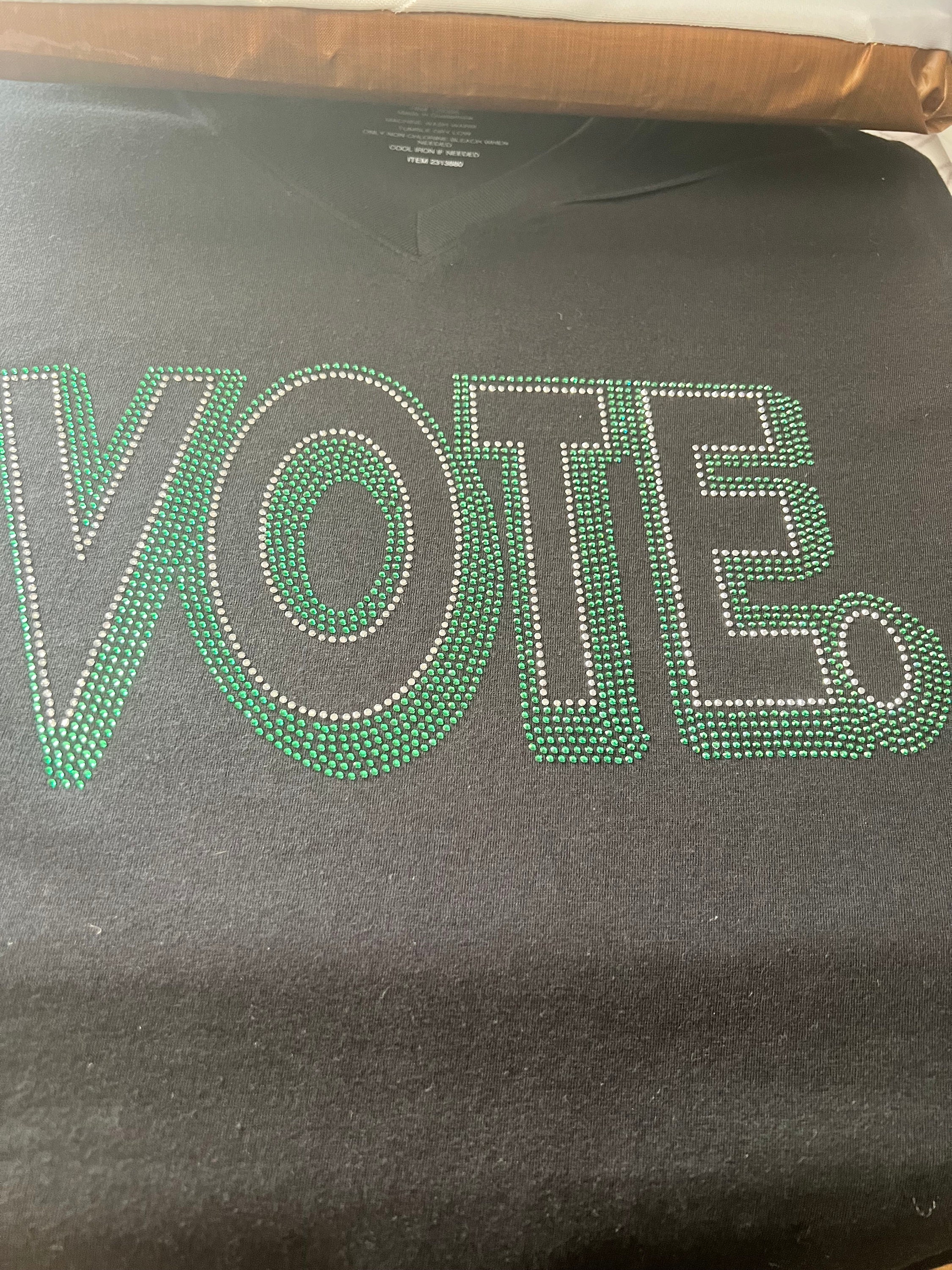 VOTE. PERIOD Digital Rhinestone Template Ss6 Hotfix Rhinestones SVG ...