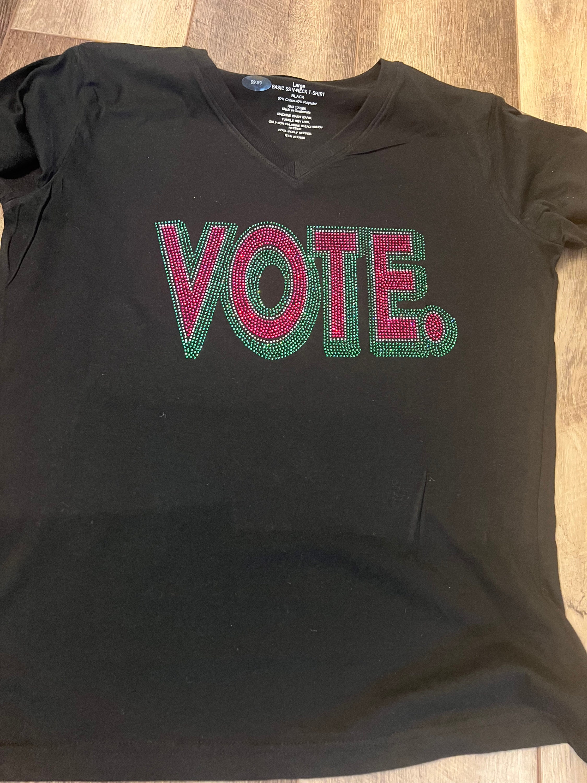 VOTE. PERIOD Digital Rhinestone Template Ss6 Hotfix Rhinestones SVG ...