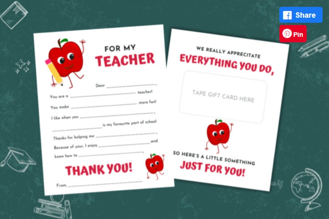 Teacher Appreciation Letter - Etsy