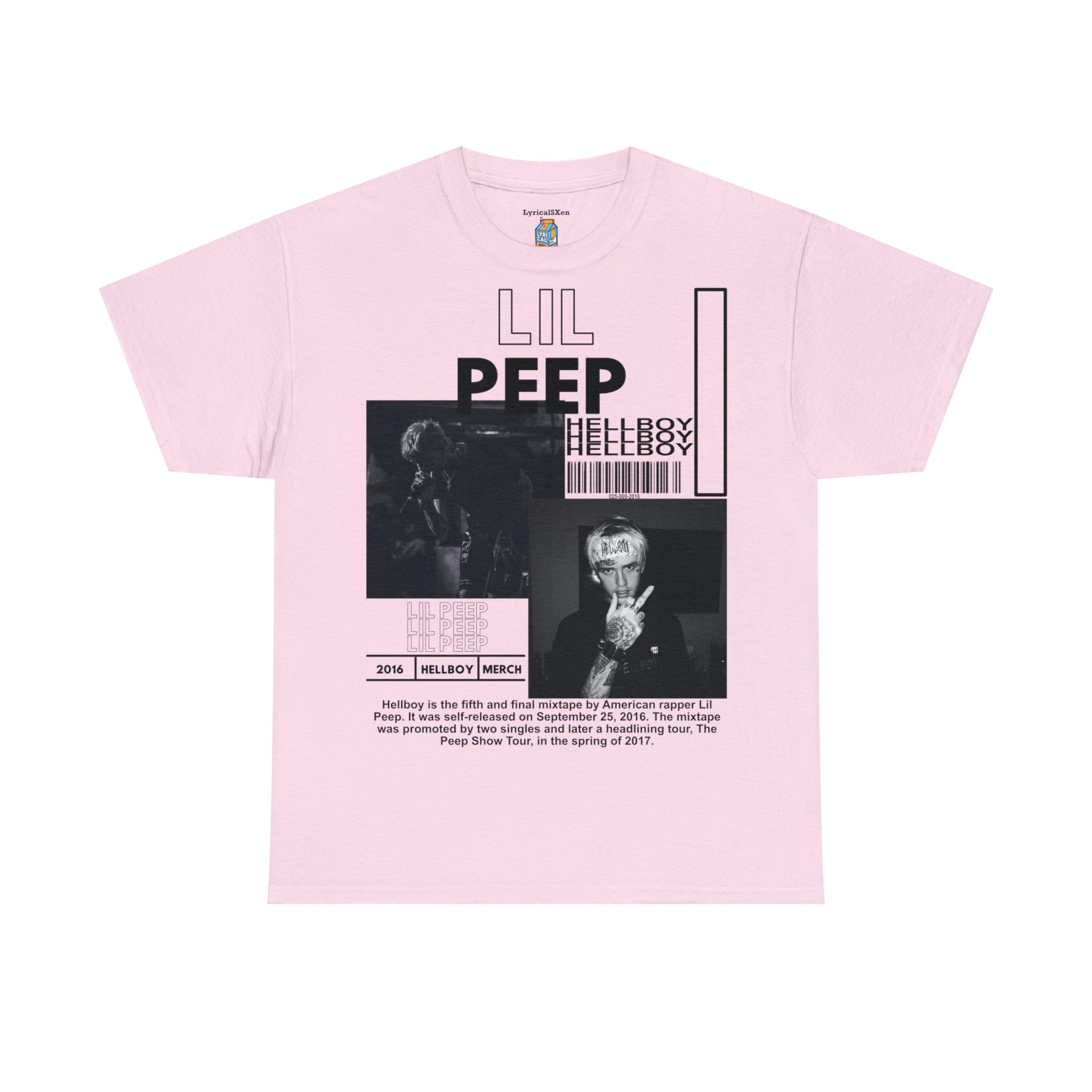 Lil Peep T-shirt Hellboy Crybaby T-shirt Lyrical Sxen Trendy Shirt ...