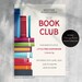 Editable BOOK CLUB Invitation Template, Editable Book Invite for Print ...