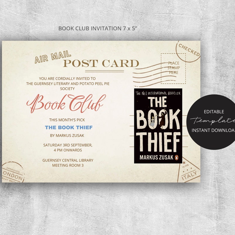 Postcard Invite - Etsy