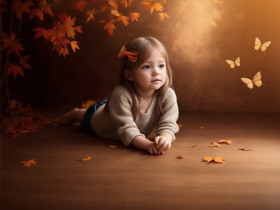 Digital Fall Foliage Studio Backgrounds: Instantly Download and Infuse ...