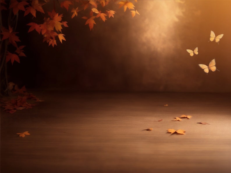 Digital Fall Foliage Studio Backgrounds: Instantly Download and Infuse ...
