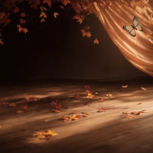 Digital Fall Foliage Studio Backgrounds: Instantly Download and Infuse ...