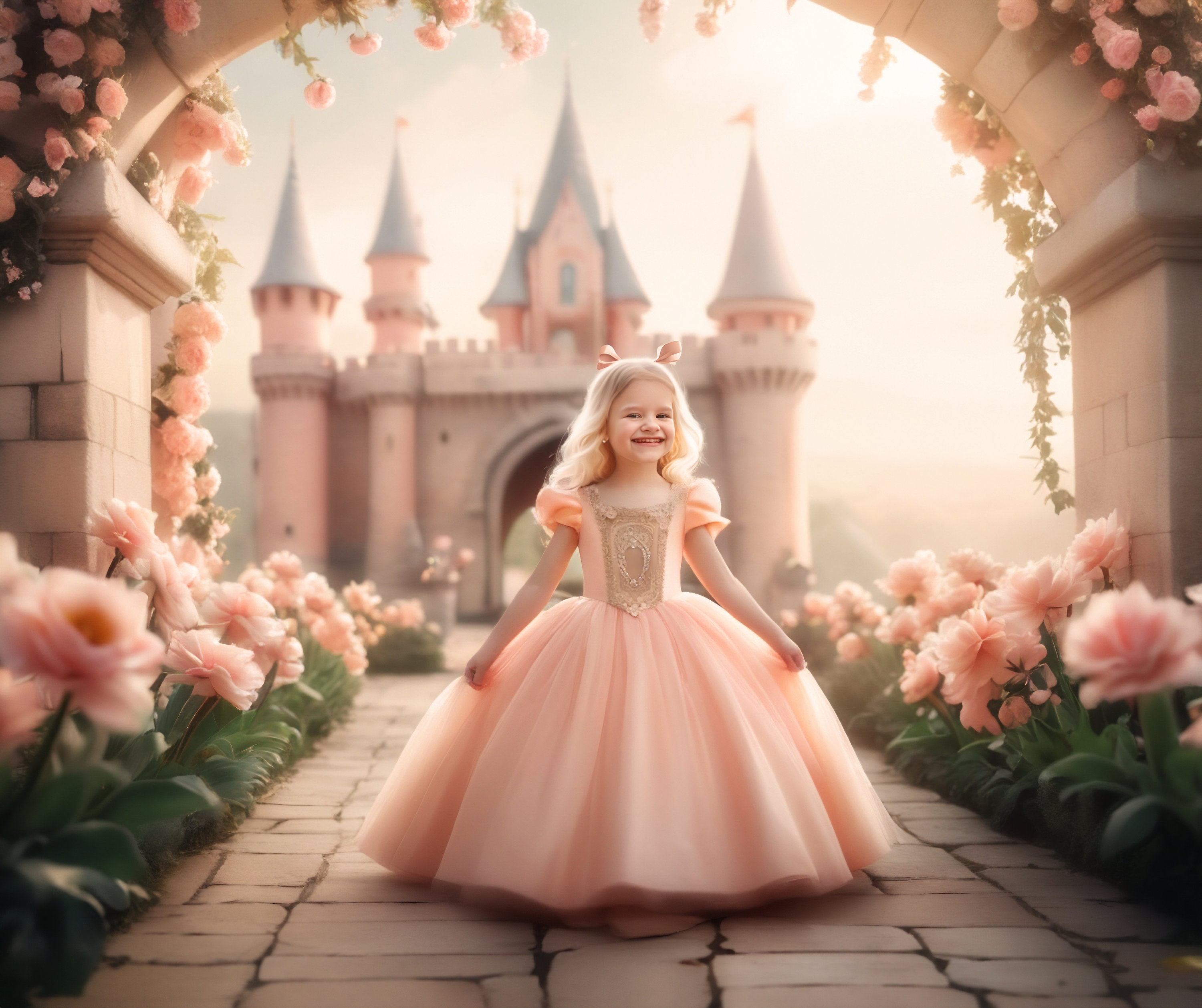 Princess Peach Inspired Digital Background for Composites - Etsy