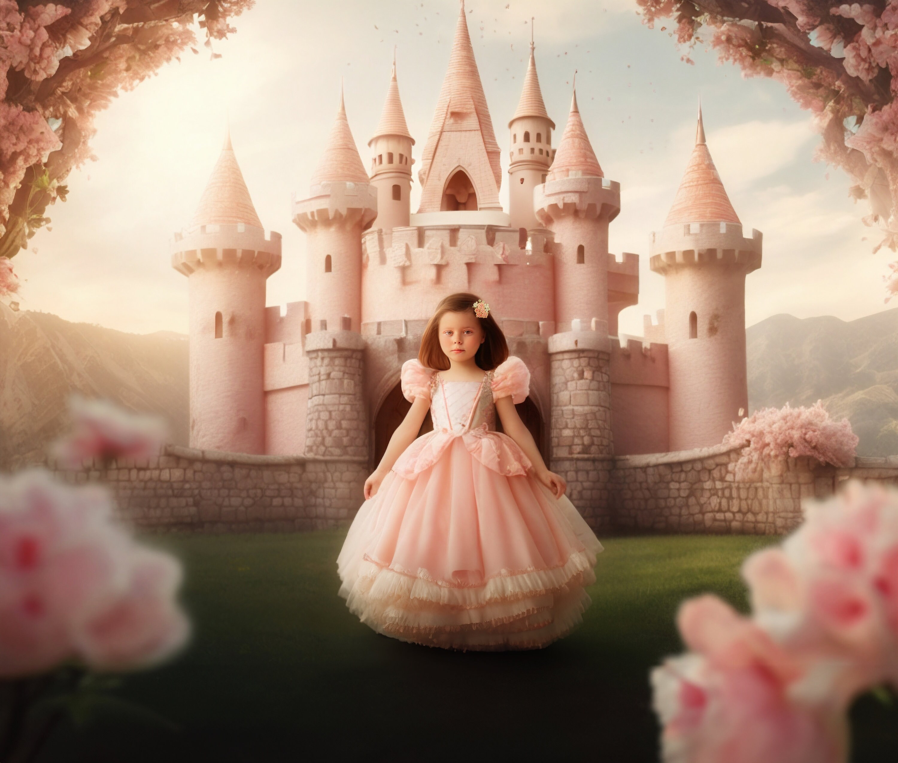 Princess Peach Inspired Digital Background for Composites - Etsy