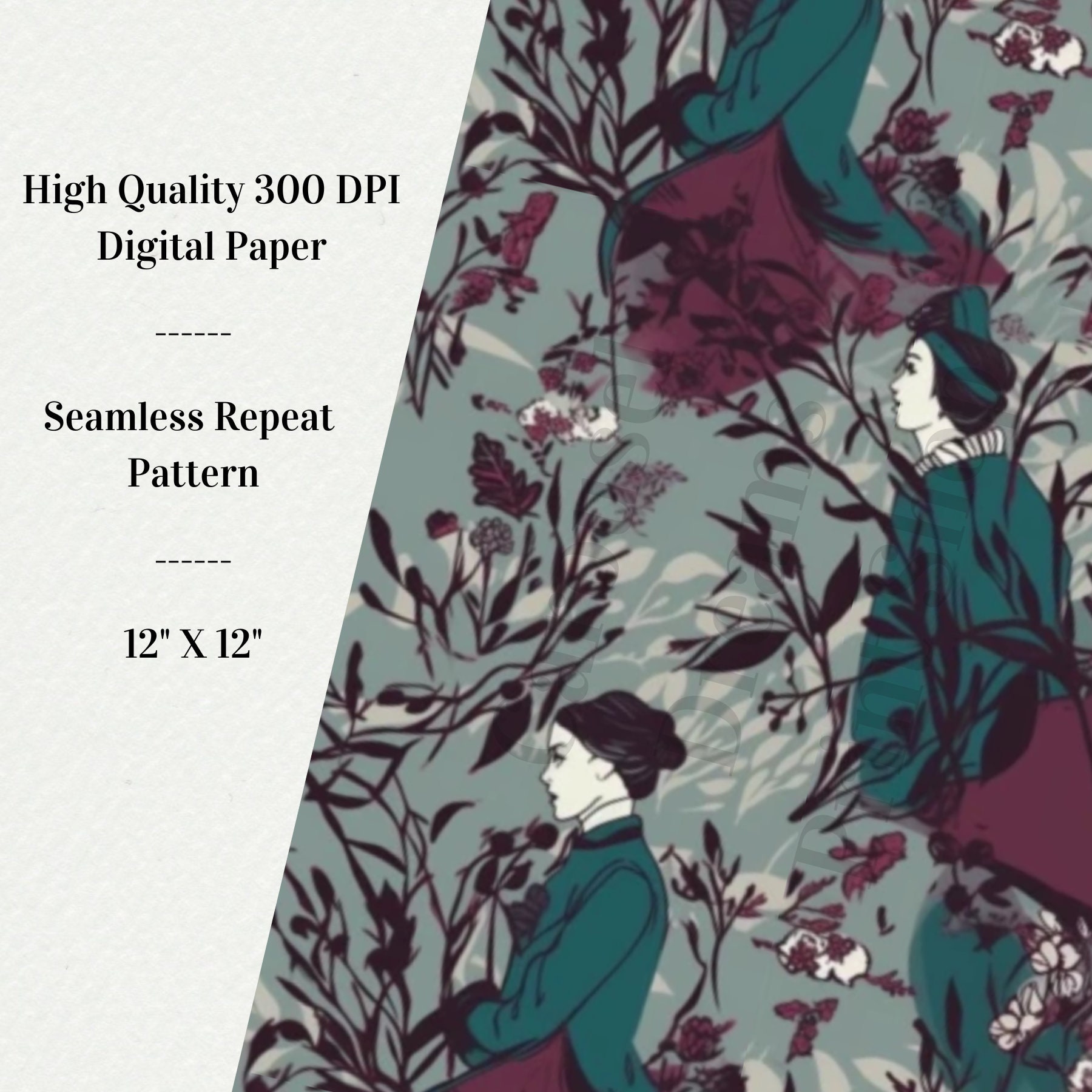 Jane Eyre 12 Digital Paper Pack - Instant Download. Charlotte Bronte's ...