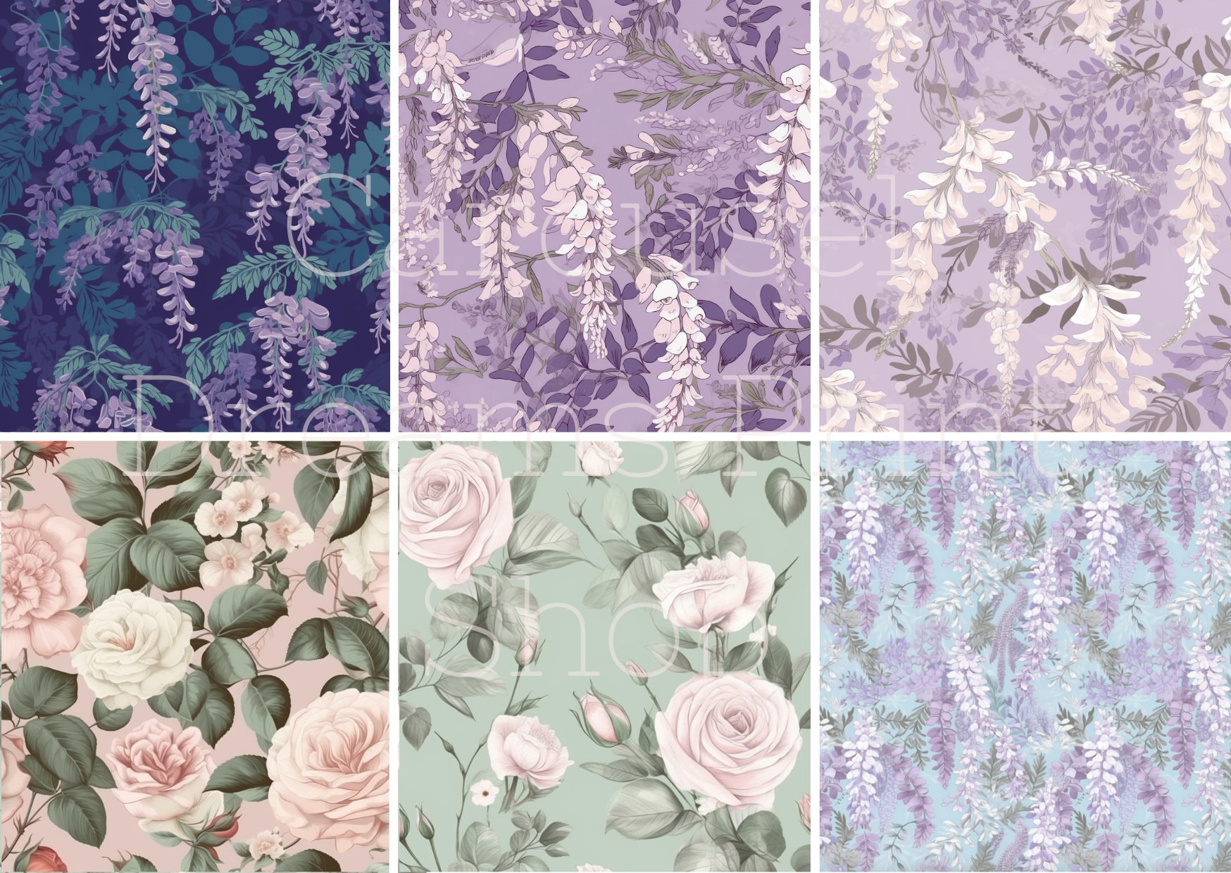 Best Seller - Bridgerton Inspired 12 Digital Paper Bundle - Instant ...