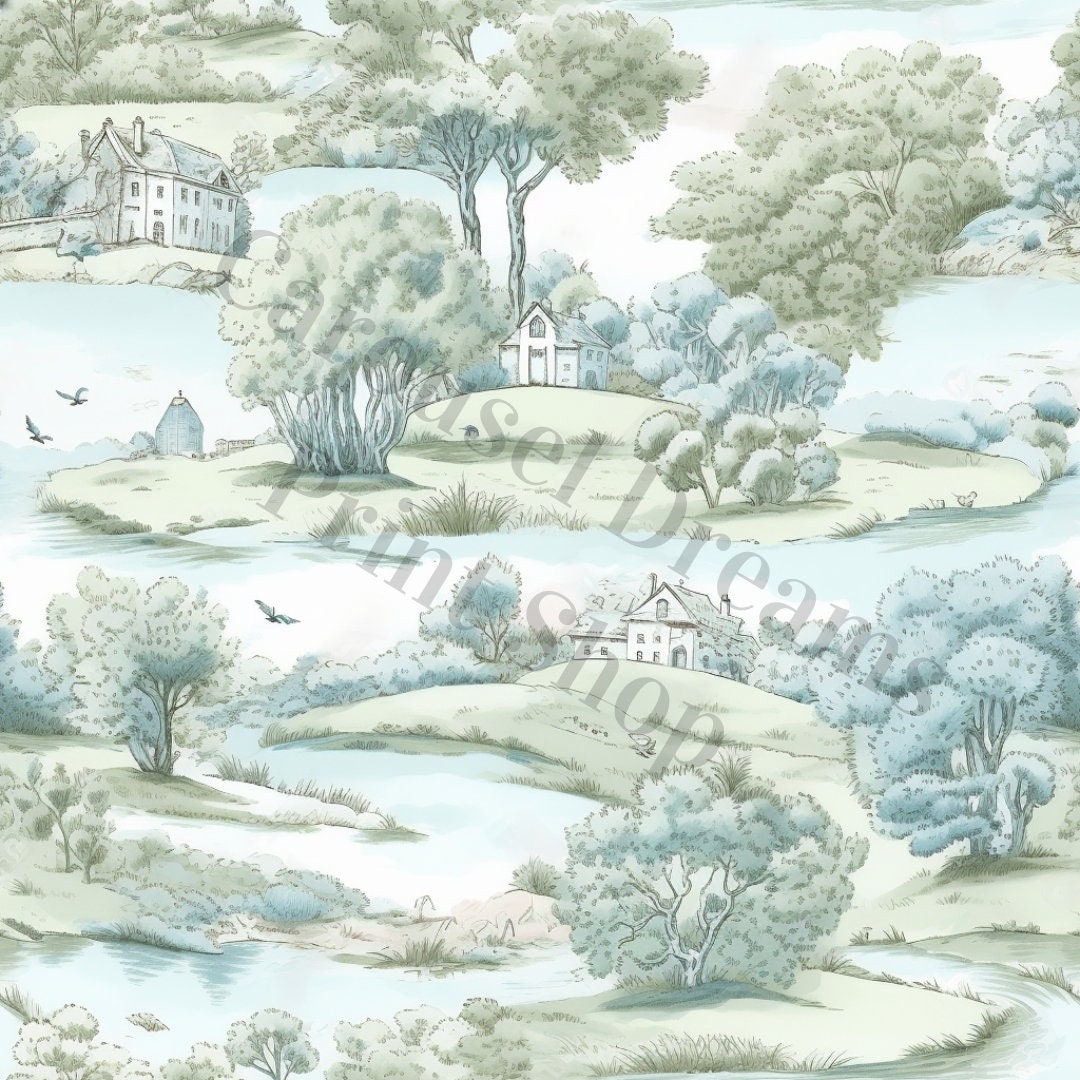 Regency Summer 14 Digital Paper Pack Instant Download. Scrapbook Paper ...