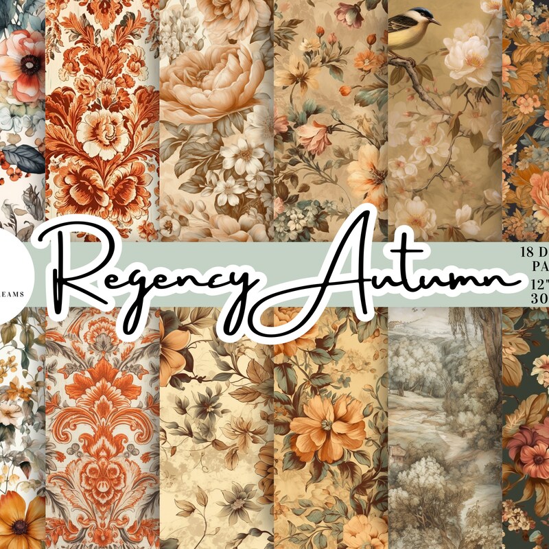 Regency Floral - Etsy