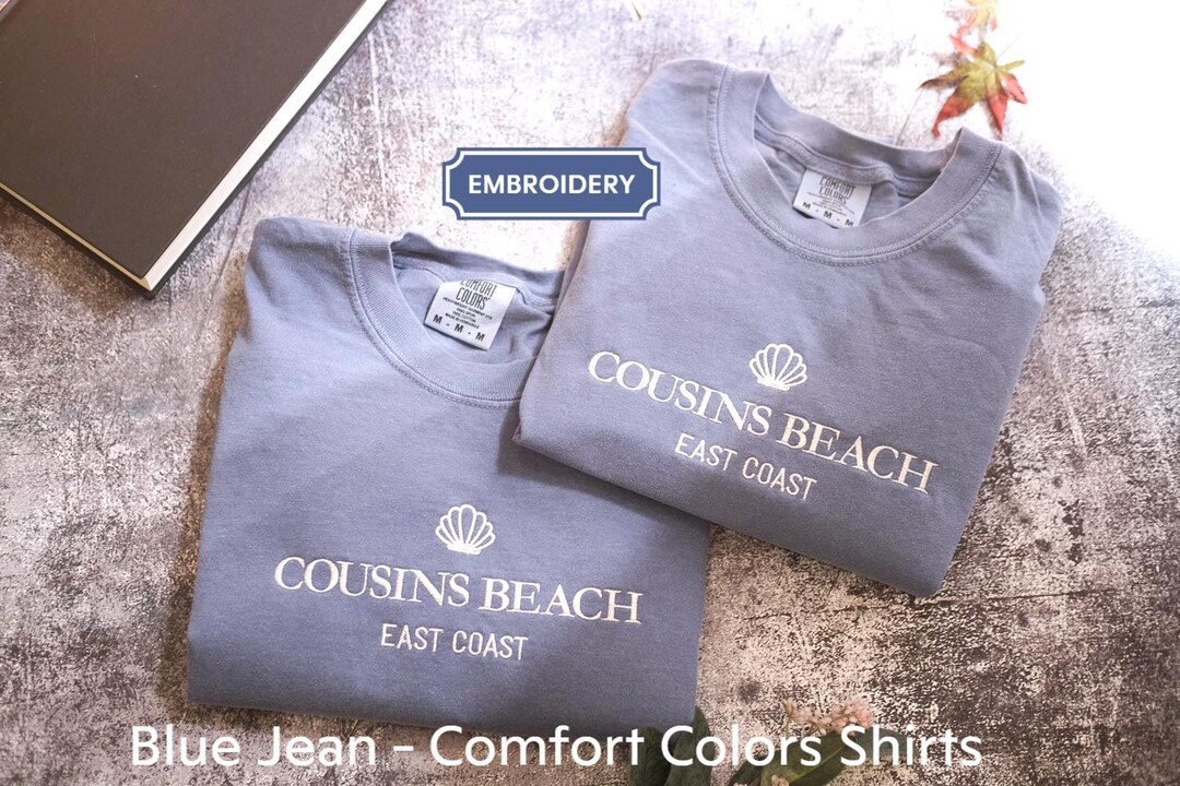 Comfort Colors Trendy Coastal Beach Shirt, Cousins Pretty Summer Vibes ...
