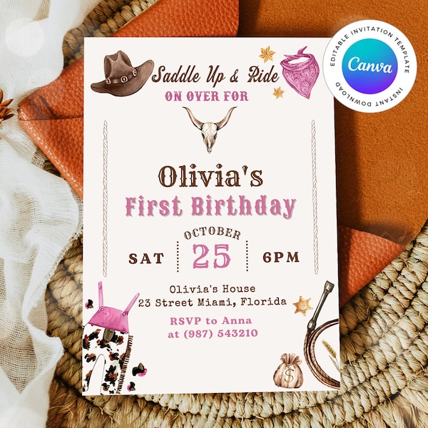 Cowgirl Birthday - Etsy