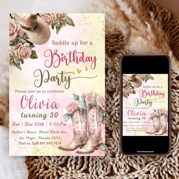 Cowgirl Birthday - Etsy